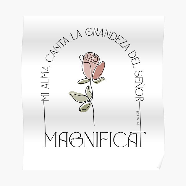 "Magnificat" Poster for Sale by aldicanale | Redbubble