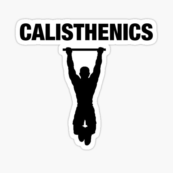 "Calisthenics pull-up" Sticker for Sale by Philoshop | Redbubble
