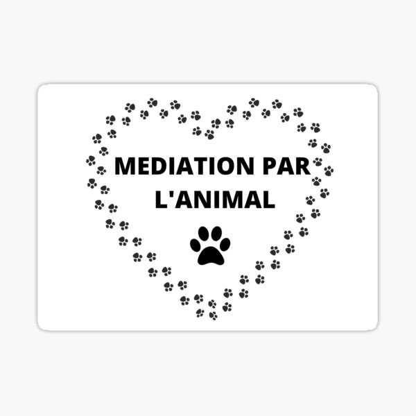 Sticker « Médiation Animal - logo - zoothérapie », par Dead-Poule ...