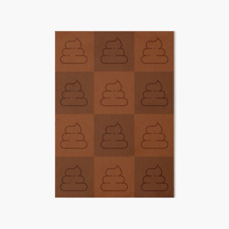 Impression rigide « Icône Merde Poo Emoji Salle De Bains Symbole Drôle ...