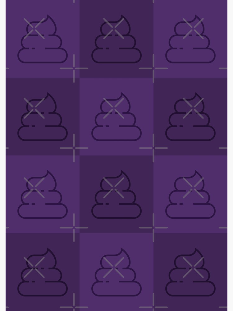 Poster « Merde Icône Poo Emoji Salle De Bains Symbole Drôle Pop Art ...