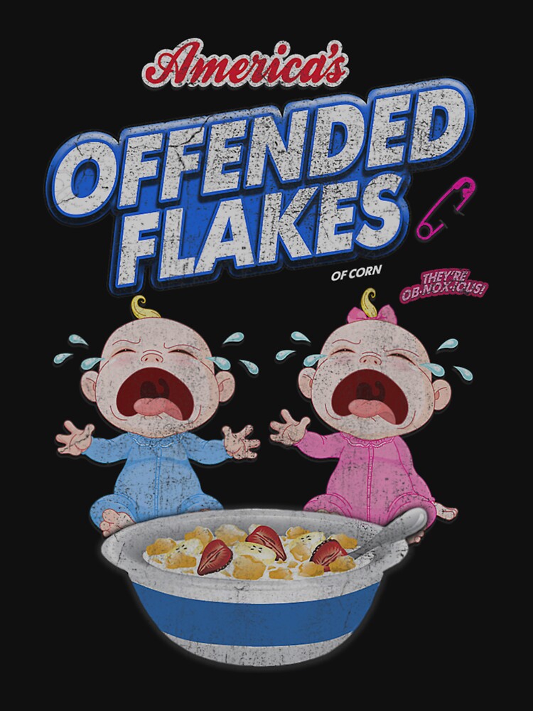 "America's Offended Flakes Funny SnowFlake" T-shirt for Sale by ...