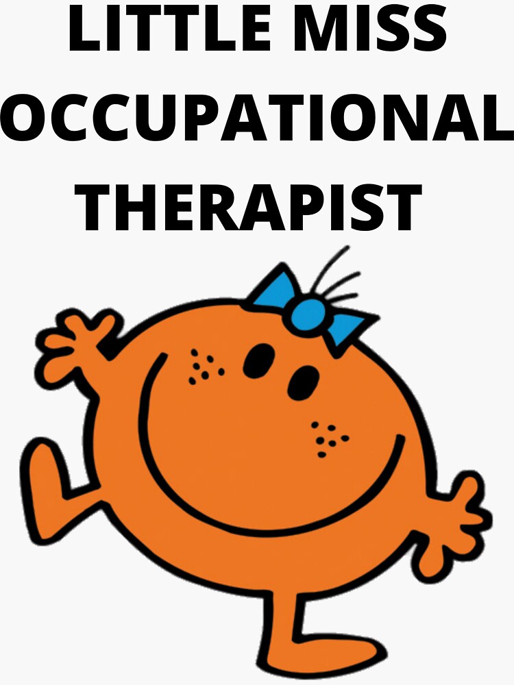"Little Miss Occupational Therapist" Sticker for Sale by acastel ...