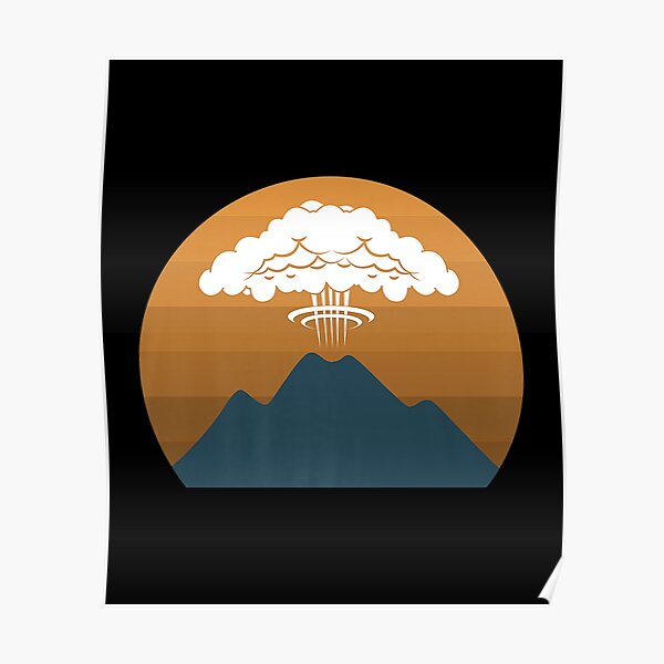 Póster «VOLCÁN MAGMA ERUPCIÓN VOLCANOLOGÍA LAVA VOLCANÓLOGO» de ...