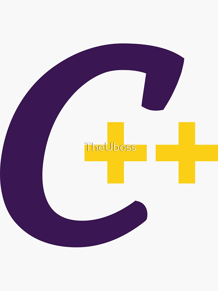 "C++ LOGO" Sticker for Sale by TheUboss | Redbubble