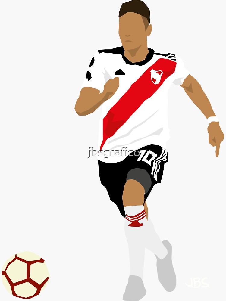 "River Plate Pity Martinez" Sticker for Sale by jbsgrafico | Redbubble