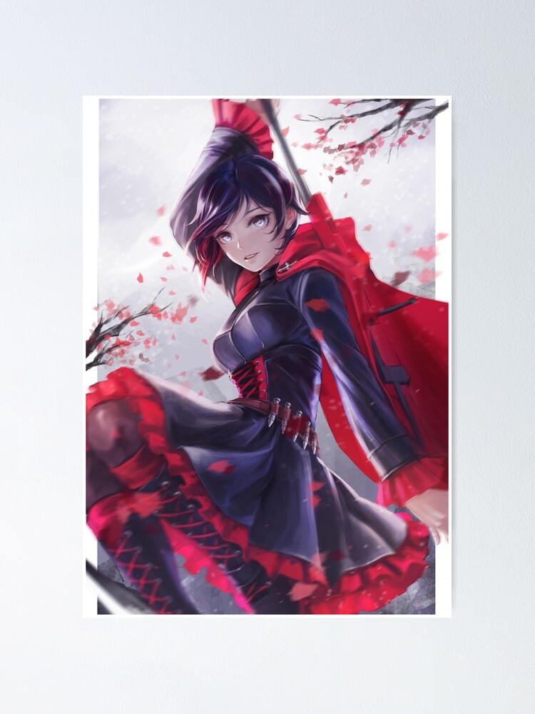 "RWBY Cute Anime Character - Rose Ruby RWBY 2" Poster for Sale by ...