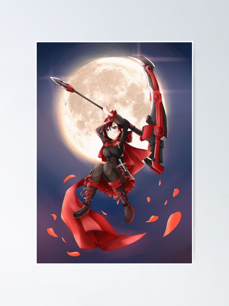 "RWBY Cute Anime Character - Rose Ruby RWBY 3" Poster for Sale by ...