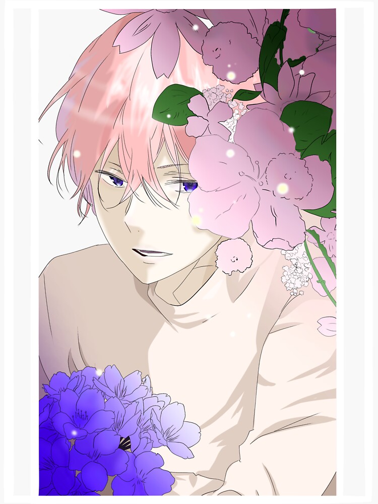 "Florence the flower boy" Sticker for Sale by Sketchli | Redbubble