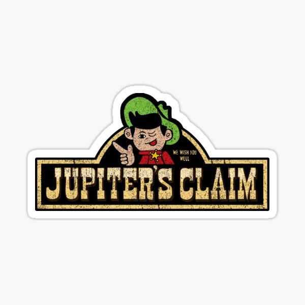 "Jupiter's Claim - NOPE - Variant" Sticker for Sale by huckblade ...