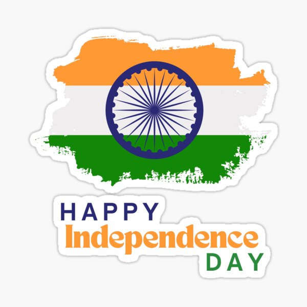 "Indian Independence Day - Happy Independence Day" Sticker for Sale by ...