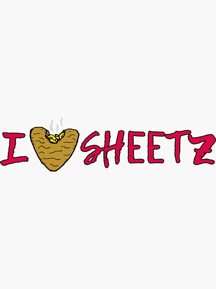 "I heart Sheetz" Sticker for Sale by akachayy | Redbubble