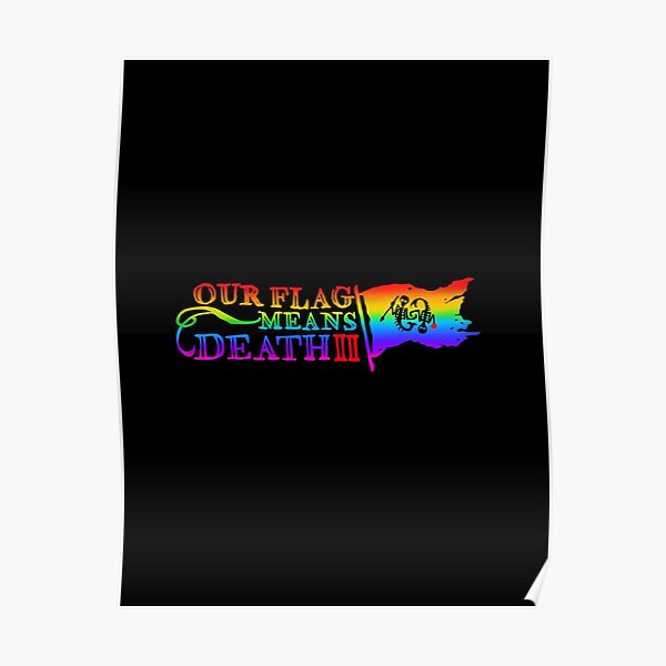 "OFMD Season 2 Rainbow Mermaid Logo" Poster for Sale by OurFlagMerch ...