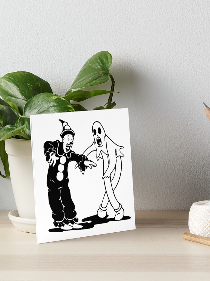 "Koko The Clown Ghost" Art Board Print for Sale by dariusone | Redbubble