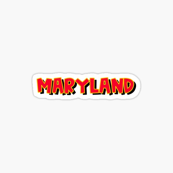 "University of Maryland" Sticker for Sale by cohnrm | Redbubble
