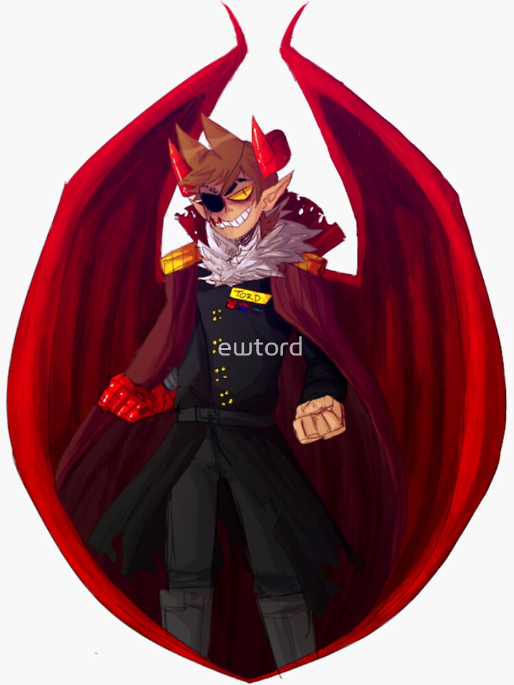 "Demon leader !" Sticker for Sale by ewtord | Redbubble