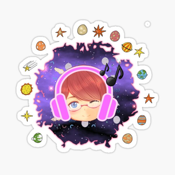 "Cosmic Sound" Sticker for Sale by MrJArts | Redbubble