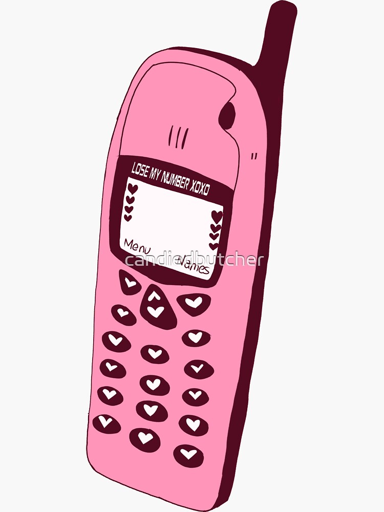 "Lose My Number" Sticker for Sale by candiedbutcher | Redbubble