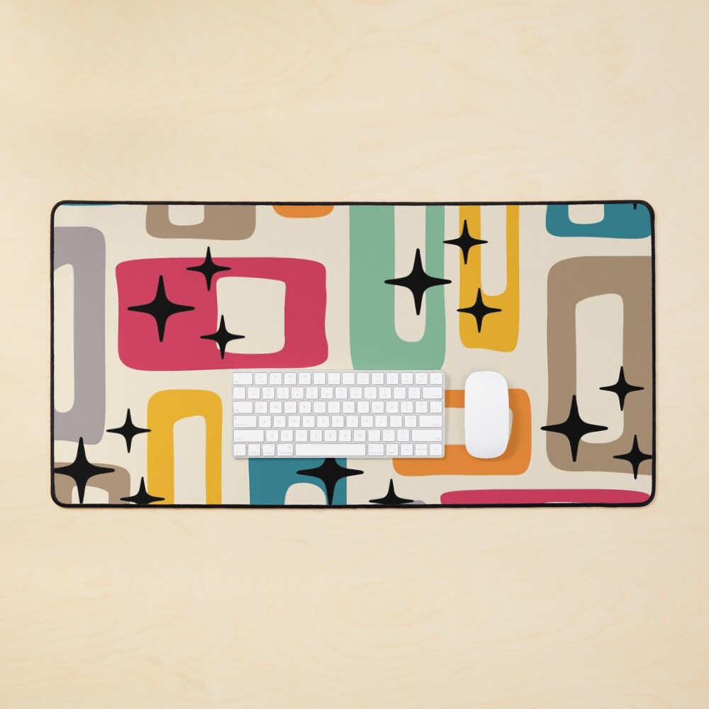 "Retro Mid Century Modern Abstract Pattern 154" Sticker for Sale by ...