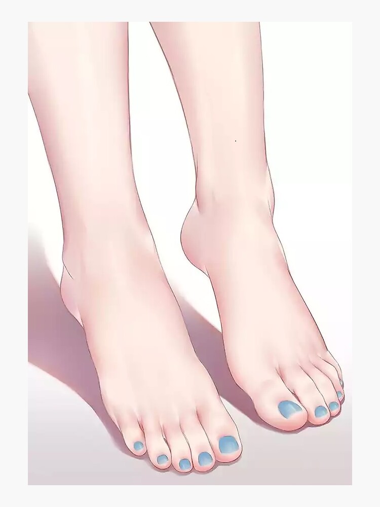 "Realistic Anime feet" Sticker for Sale by CutieFeets | Redbubble