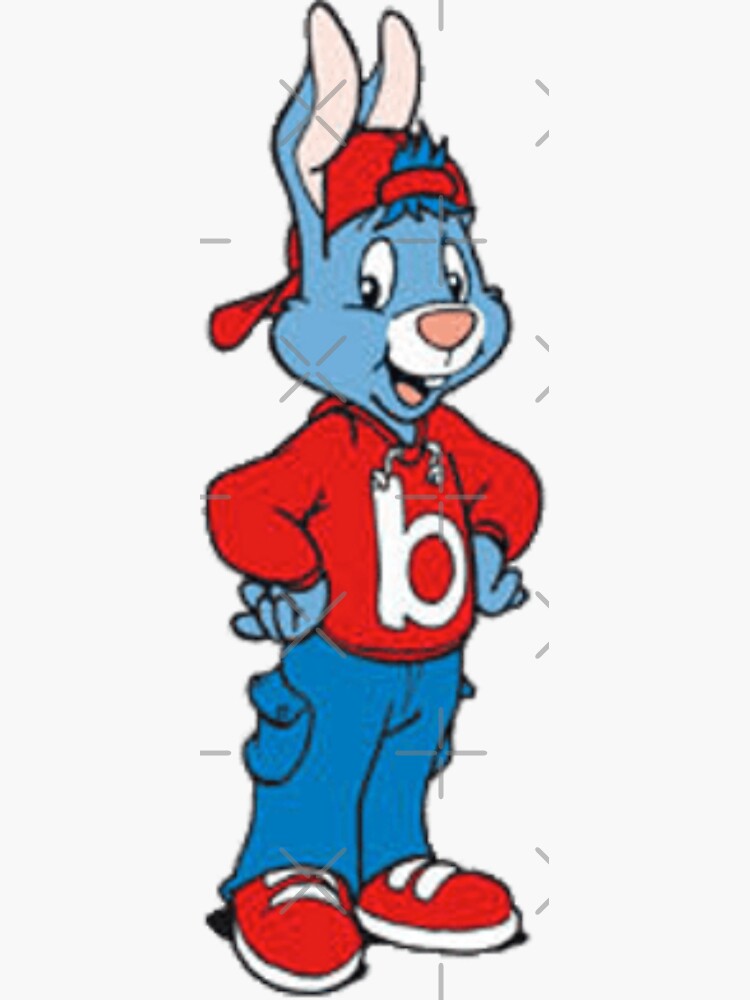 " bobo bunny" Sticker for Sale by diidou101 | Redbubble