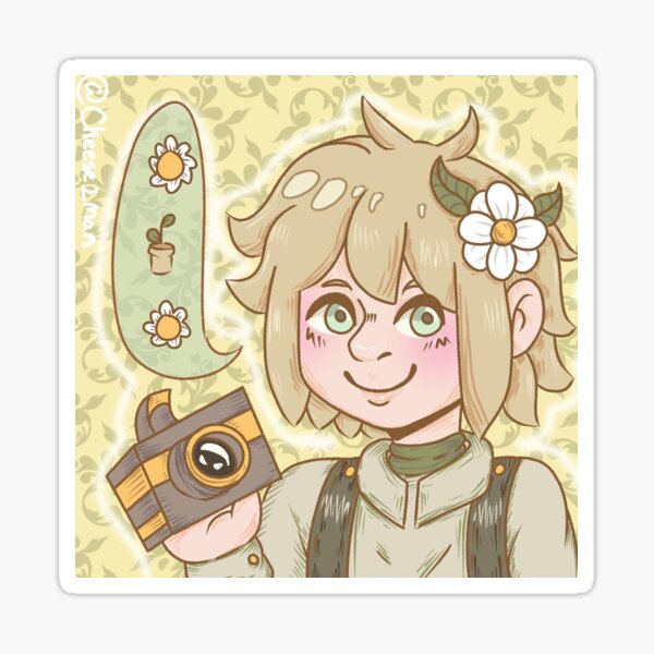 "Basil from Omori" Sticker for Sale by CheesesShop | Redbubble