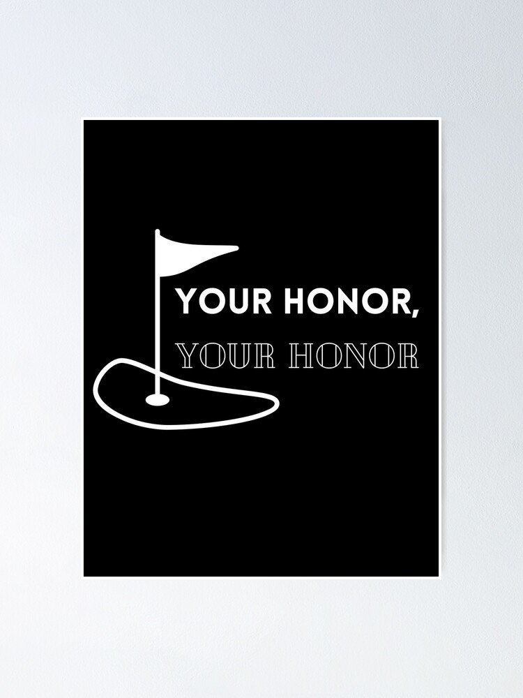 Póster «Su señoría, su señoría» de CreativeBuck | Redbubble