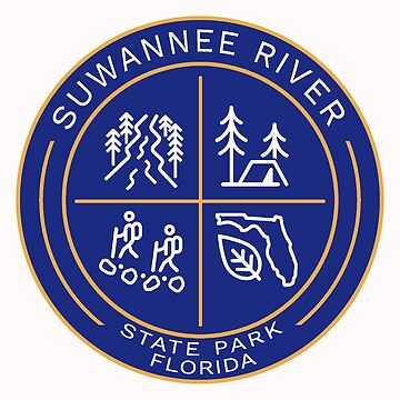 "Suwannee River State Park Heraldic Logo" Sticker for Sale by VanyaKar ...