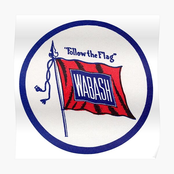 "1940s Wabash Railroad " Poster for Sale by historicimage | Redbubble