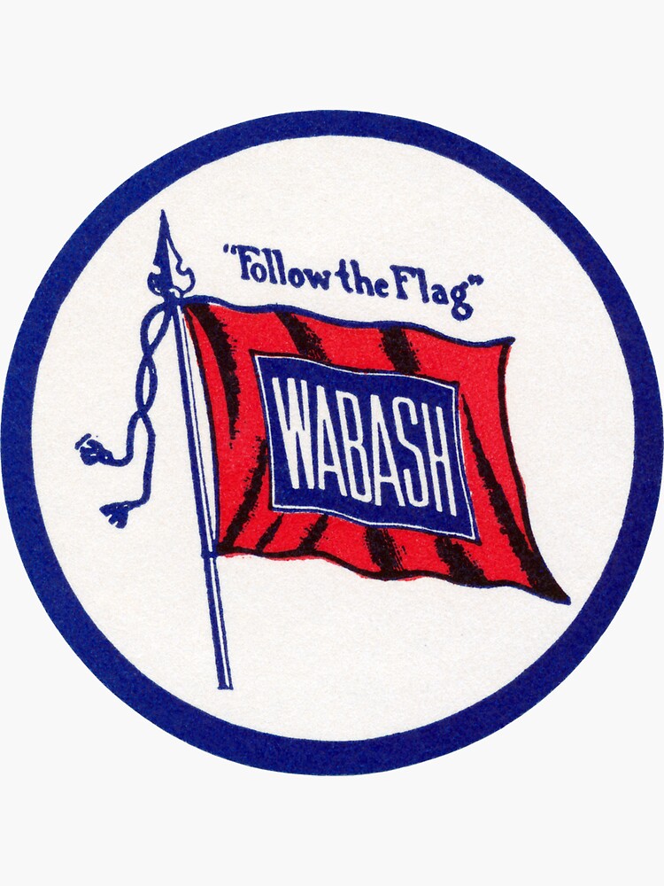 "1940s Wabash Railroad " Sticker for Sale by historicimage | Redbubble