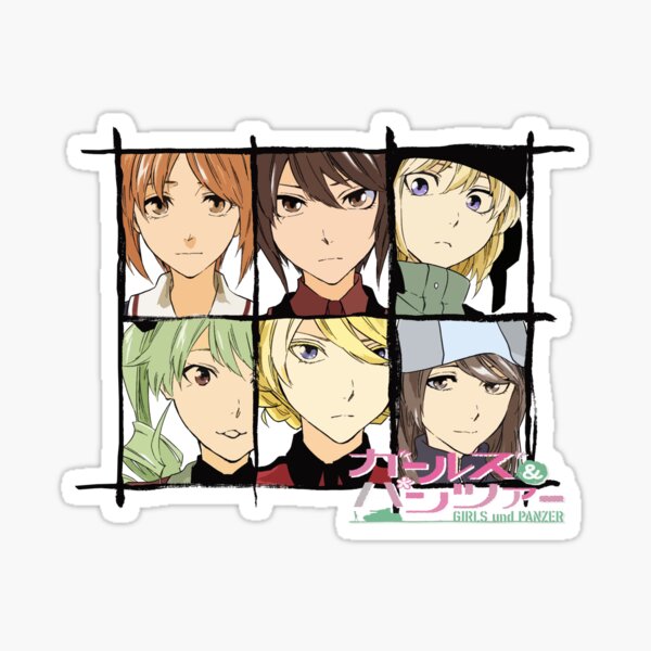 "Schon Girls und Panzer" Sticker for Sale by Animeager | Redbubble