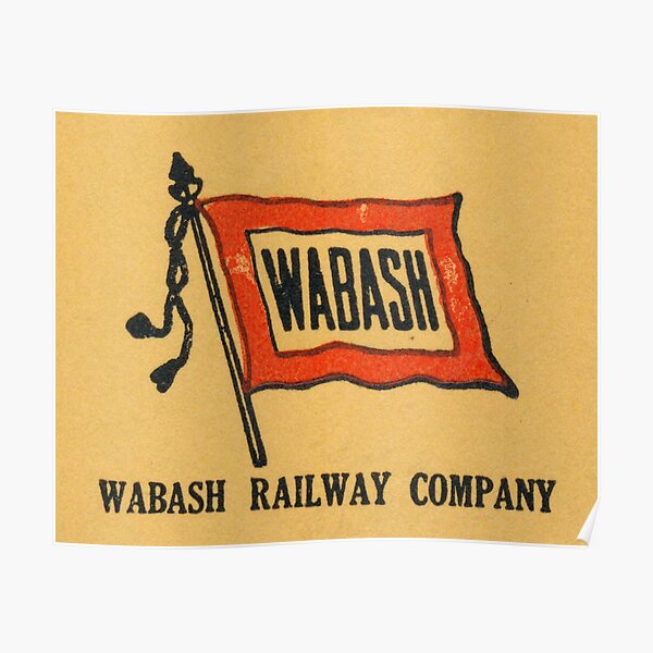 "Vintage Wabash Railroad" Poster for Sale by historicimage | Redbubble