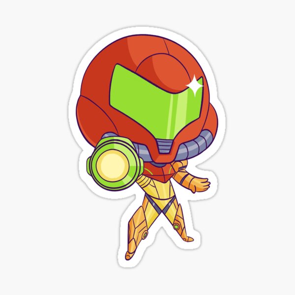 "Samus Metroid TOON" Sticker for Sale by AlexaDoodles | Redbubble