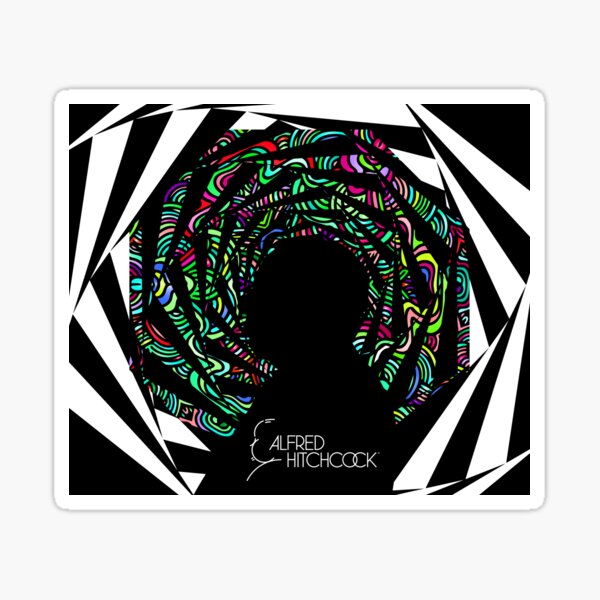 "Alfred Hitchcock - Vertigo" Sticker for Sale by Aleksander37 | Redbubble