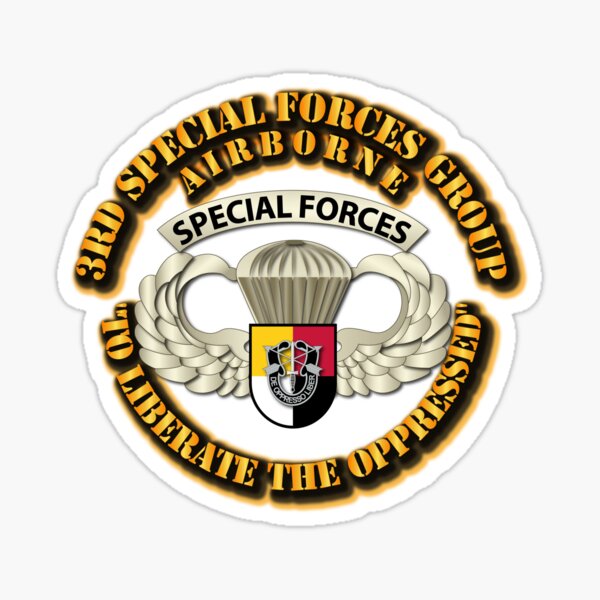 "SOF - 3rd SFG - Airborne Badge" Sticker for Sale by twix123844 | Redbubble