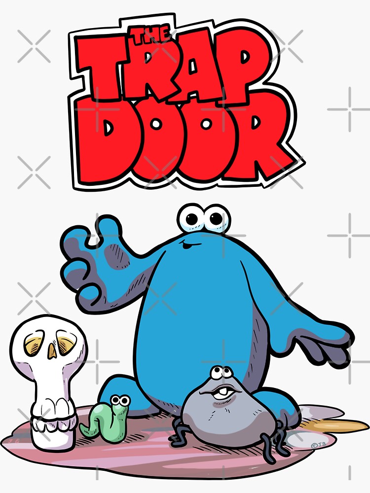 "The Trap Door Cartoon" Sticker for Sale by FunnehGacha | Redbubble