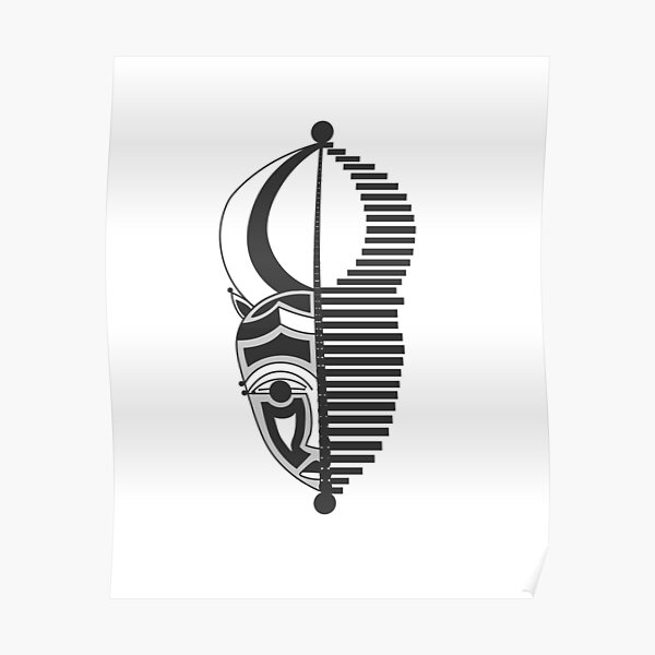 "Shadow Mask" Poster for Sale by Yarham | Redbubble