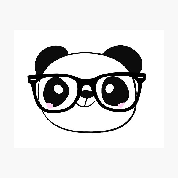"Panda poser" Photographic Print for Sale by KGoPrintables | Redbubble