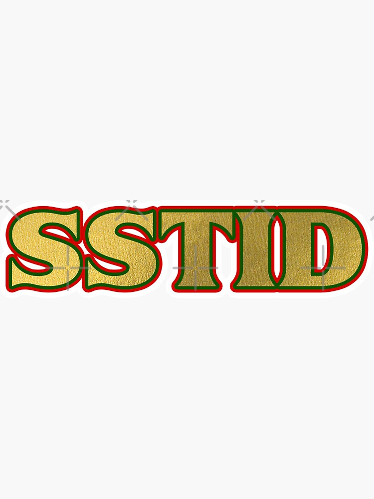 "SSTID " Sticker for Sale by Undefeatd | Redbubble