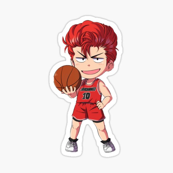 "Slam Dunk Chibi Hanamichi Sakuragi " Sticker for Sale by OpheliaLeDe ...