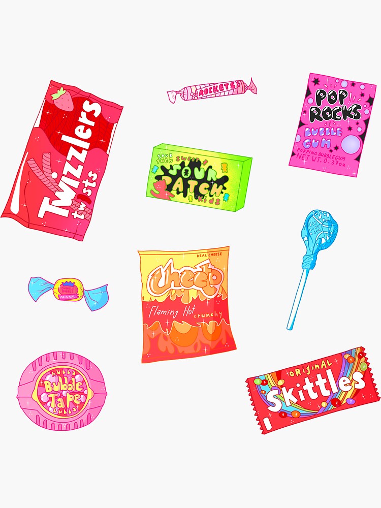 "Candy Stash Pack" Sticker for Sale by novembersgirl | Redbubble