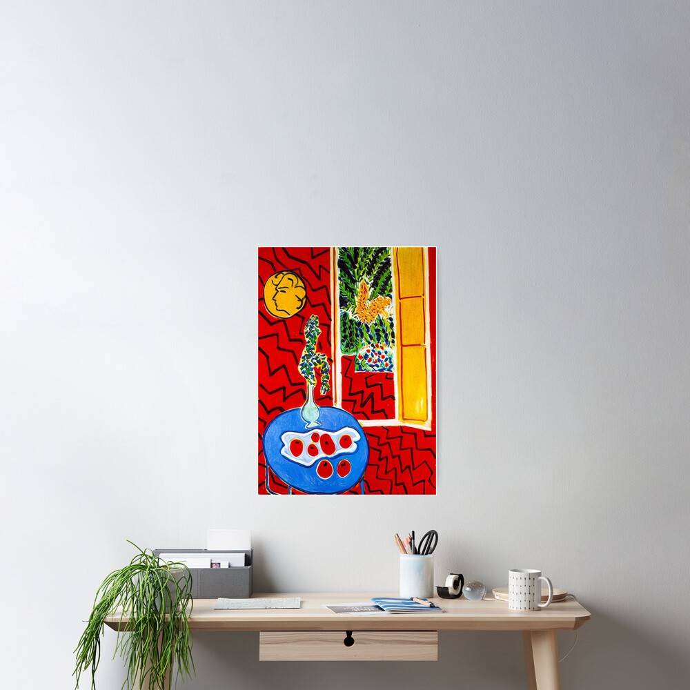 "Henri Matisse, still life on a blue table, 1947" Poster for Sale by ...