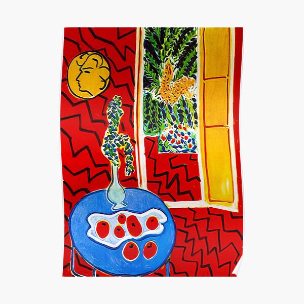 "Henri Matisse, still life on a blue table, 1947" Poster for Sale by ...