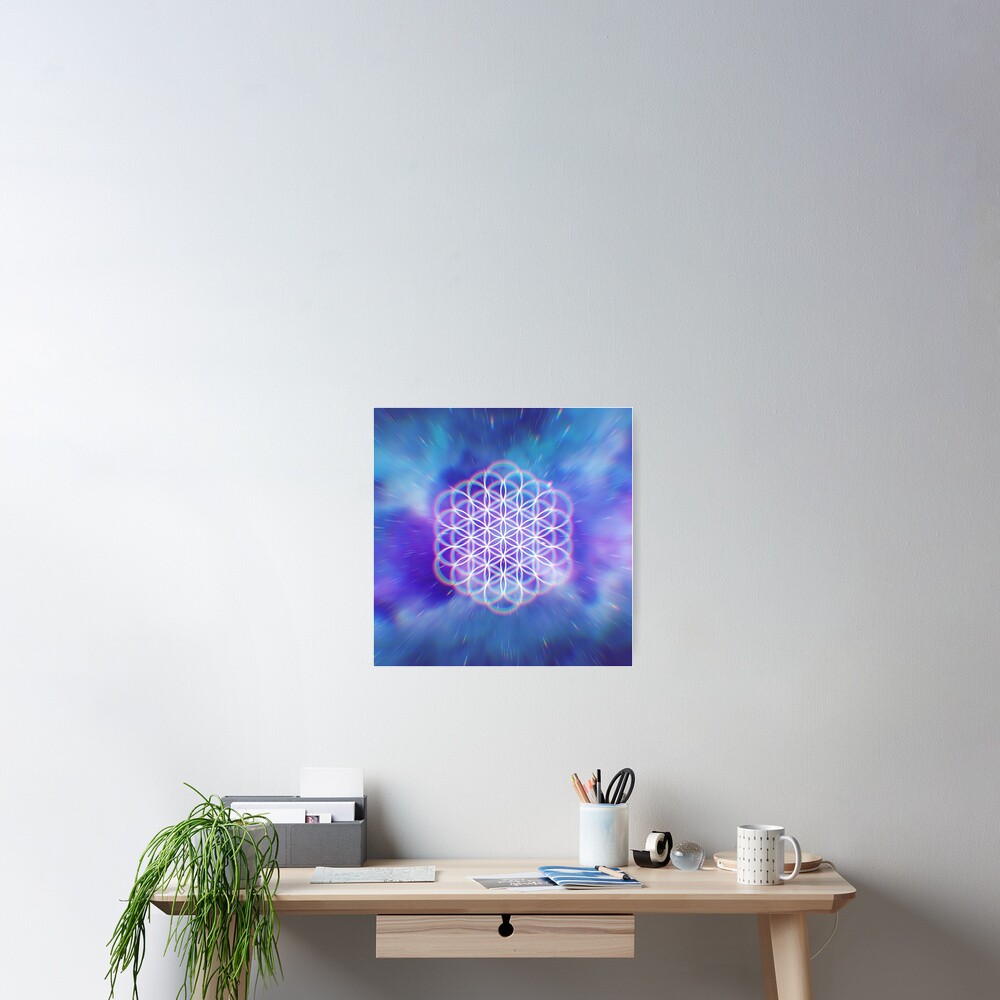 "Trippy Sacred Geometry" Poster by PatternsofLife | Redbubble