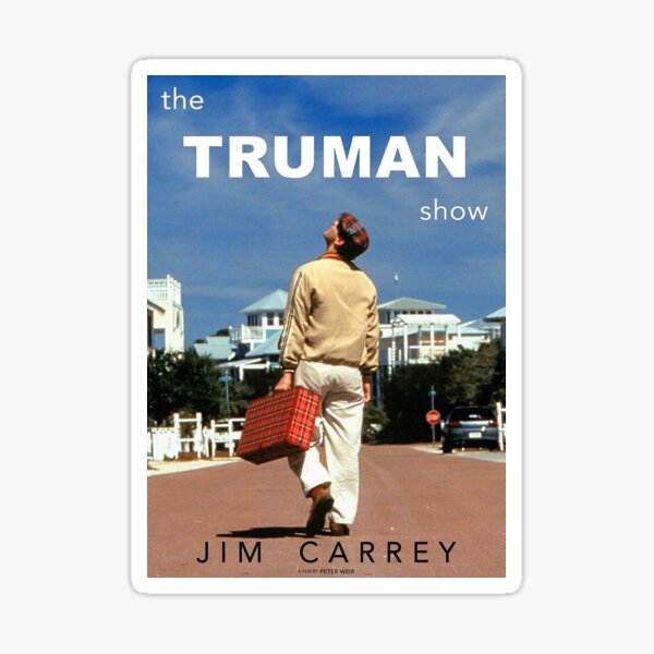 "The Truman Show" Sticker for Sale by rafaelradean | Redbubble