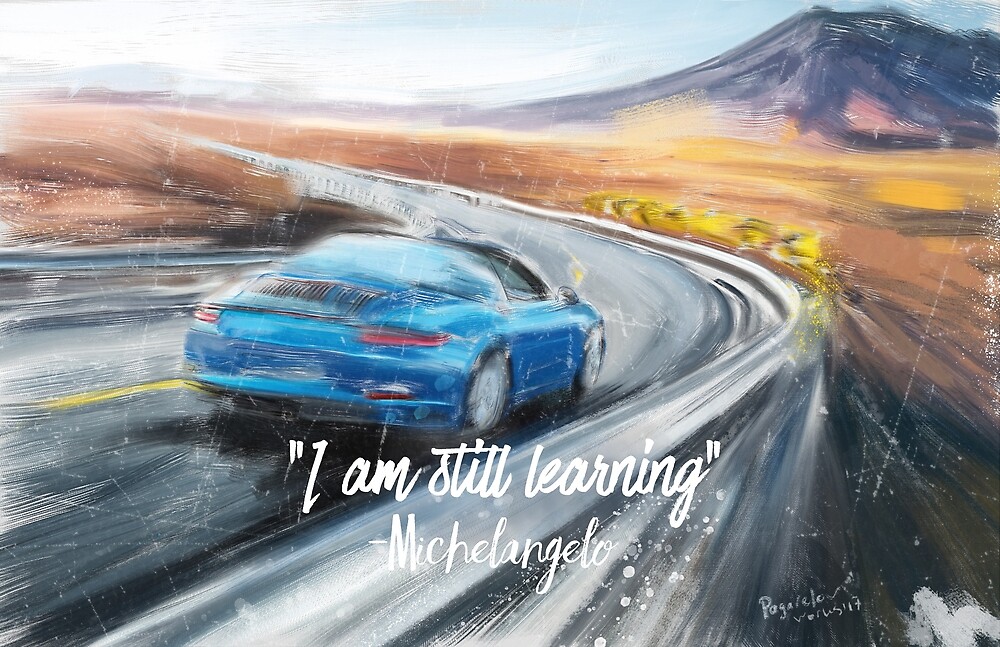 "I am still learning Michelangelo quote" by epicpaper quotes shop ...