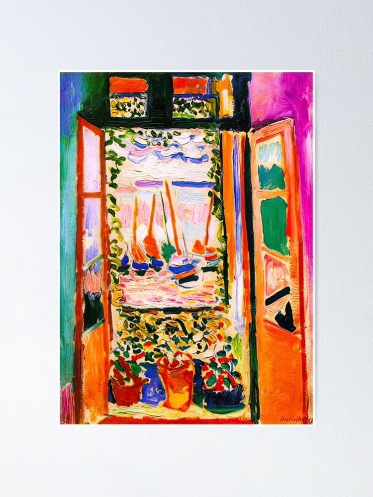 "Henri Matisse, the open window, collioure, 1905" Poster for Sale by ...