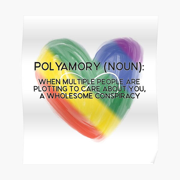 "Definition of Polyamory" Poster for Sale by StaceyVaughn | Redbubble