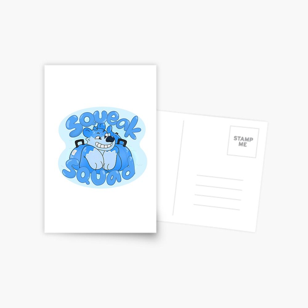 "Squeak squad! logo" Sticker for Sale by bluesulfur | Redbubble