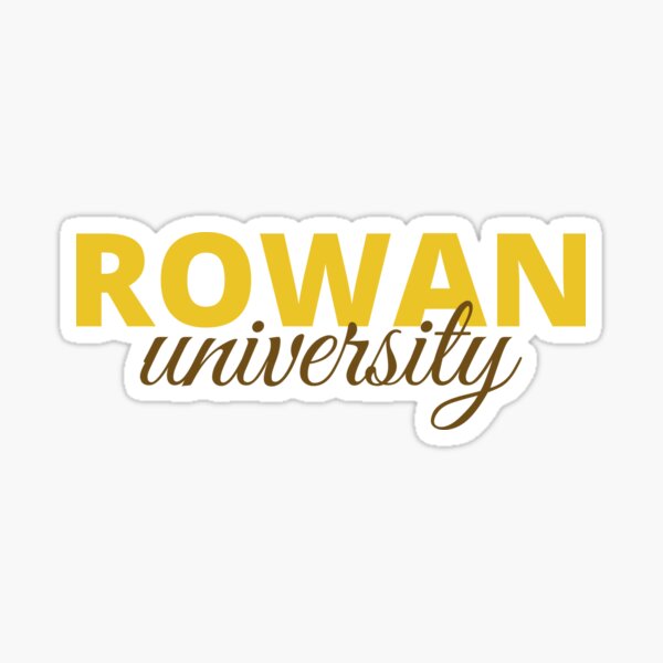 "Rowan University Cursive" Sticker for Sale by YaruPartners | Redbubble